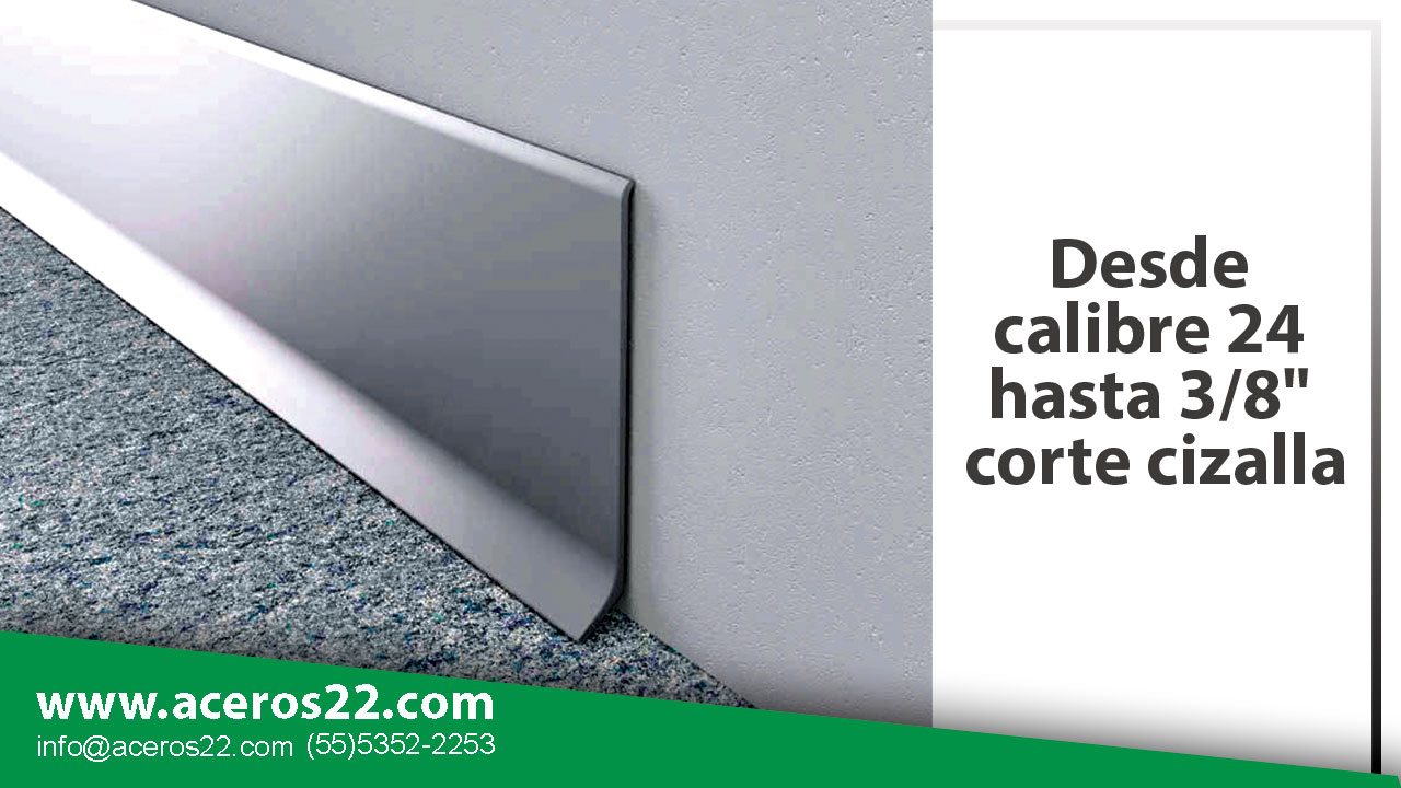 SOLERA DE ACERO INOXIDABLE - ACEROS 22.COM